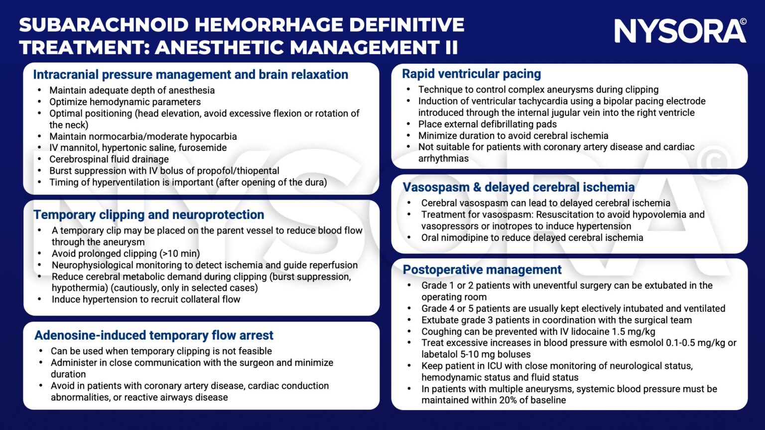 Subarachnoid hemorrhage - NYSORA