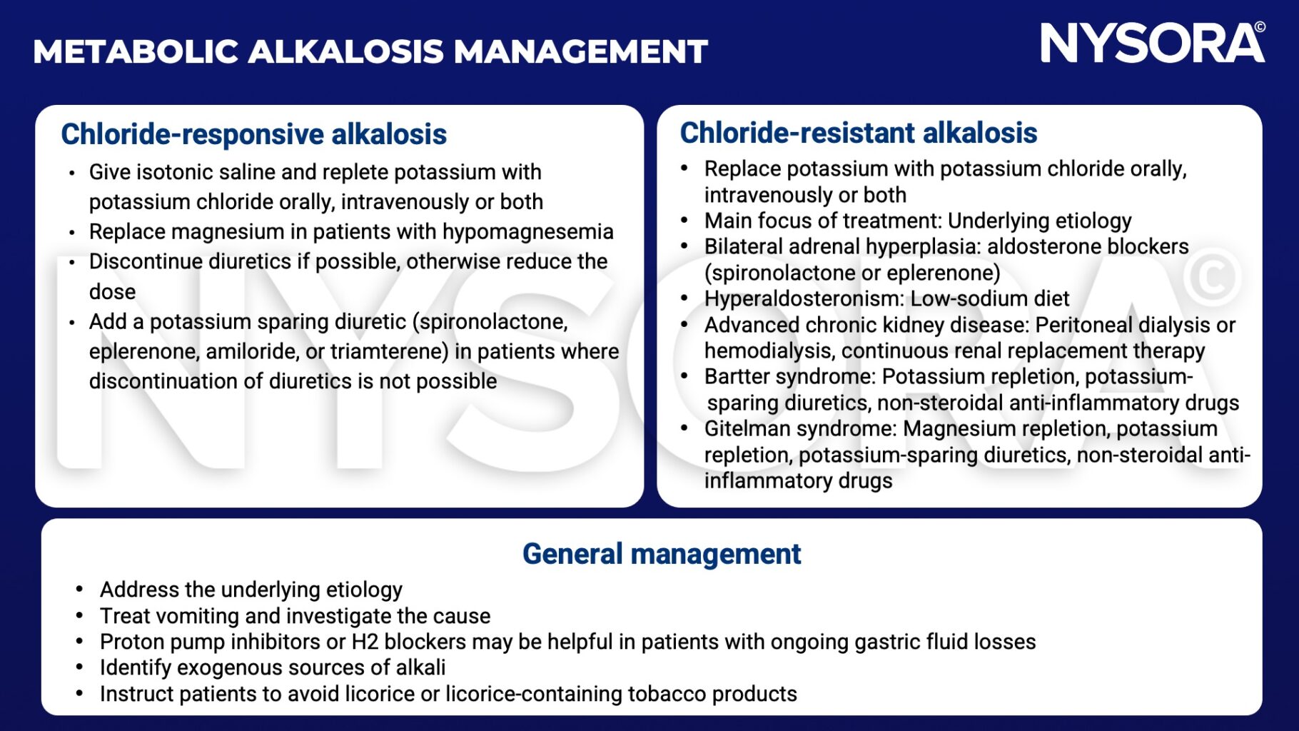 Metabolic alkalosis - NYSORA