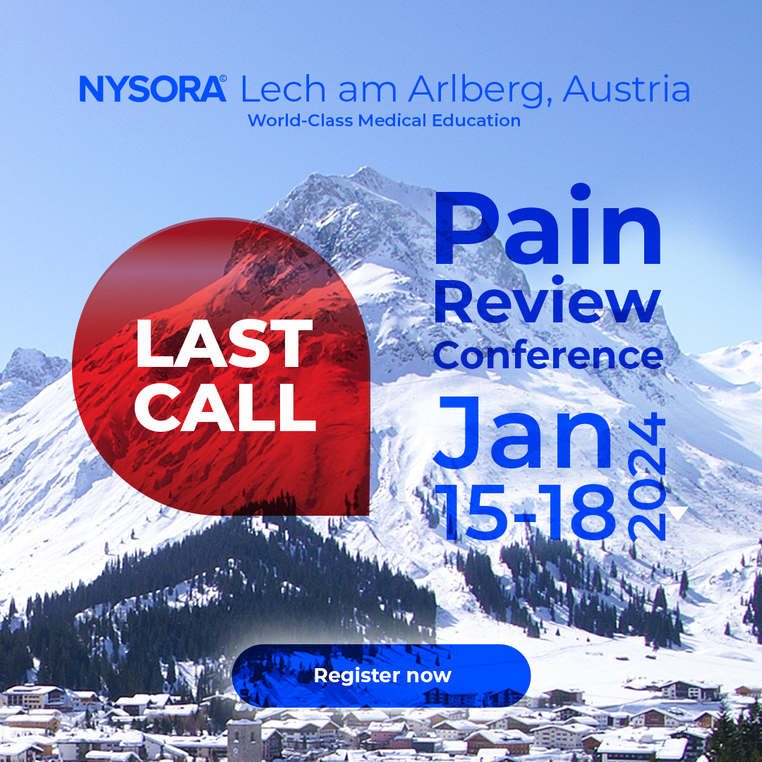 Peripheral Nerve Blocks and Catheters - NYSORA | NYSORA