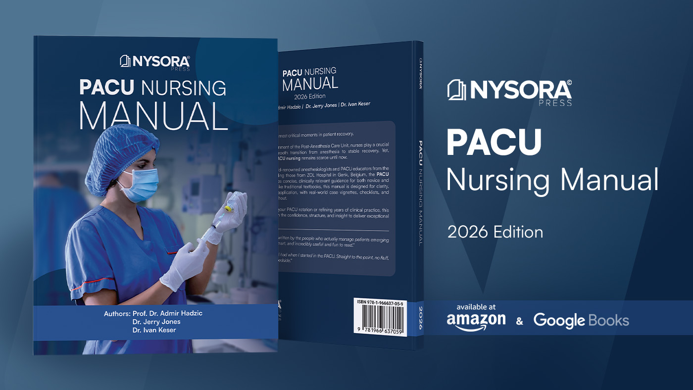 PACU Nursing MANUAL - NYSORA